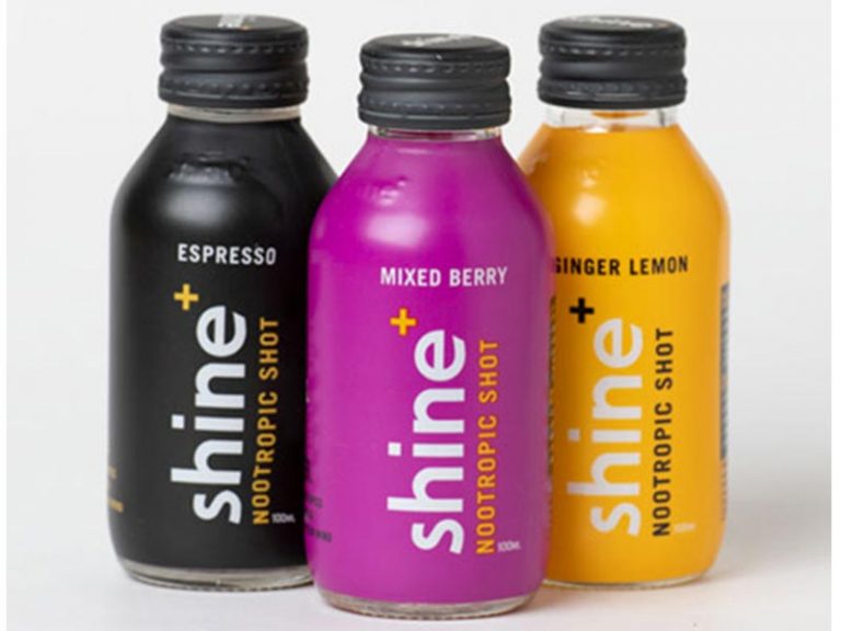 Glass Bottle Packaging Australia: Shine Nootropics Drink - MultipackFood
